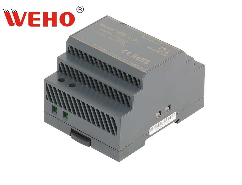 HDR-100 Industrial DIN Rail Single Output Power Supply- WEHO